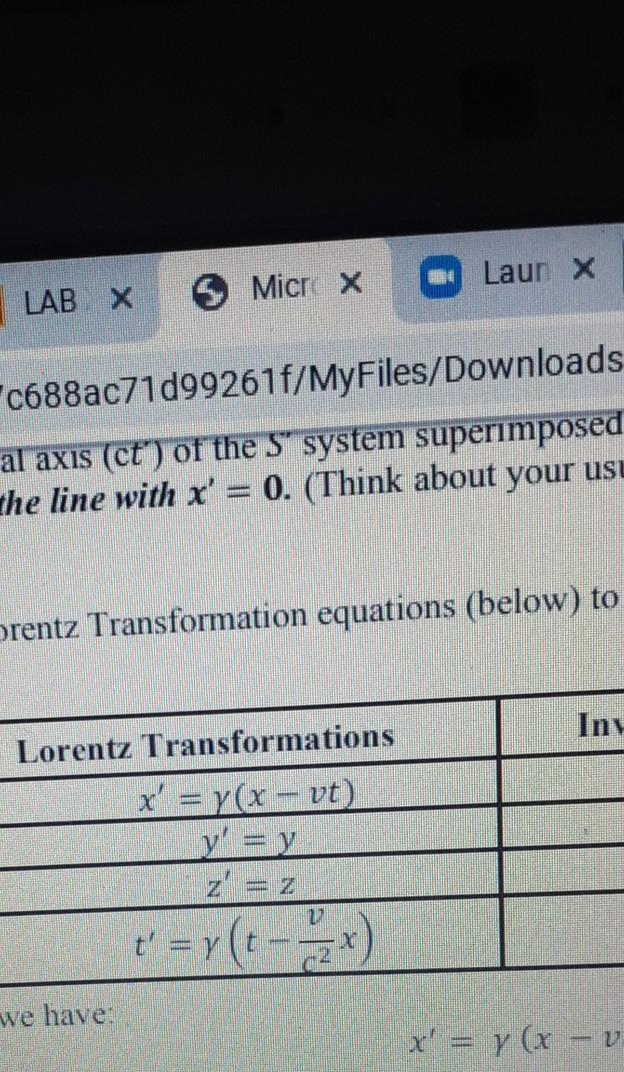 Solved Physics 3C Special Relativity - III 17. Draw and | Chegg.com
