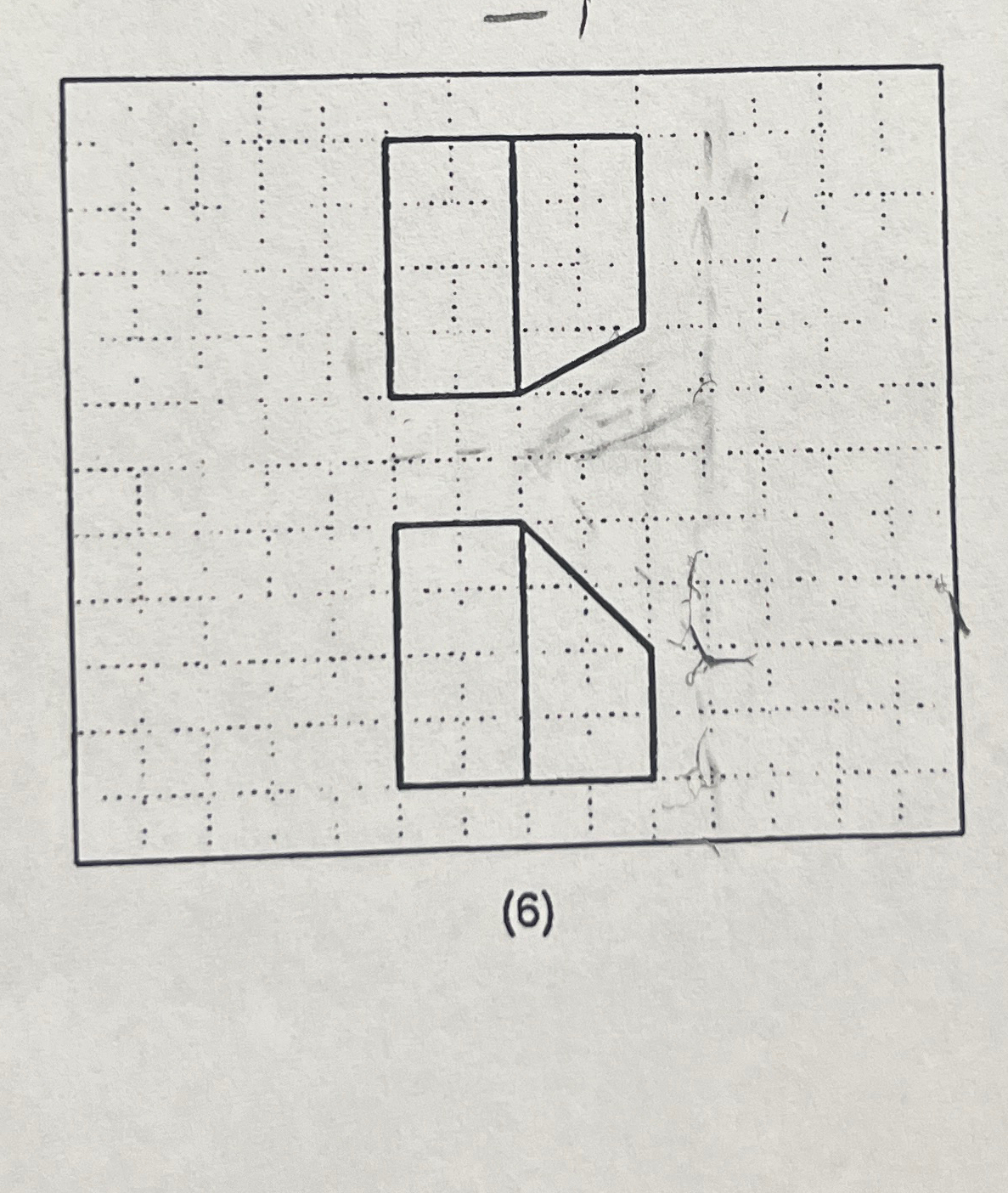 Solved OrthoGraphic views , ﻿the top one would be the birds | Chegg.com