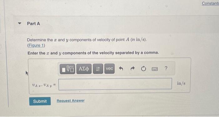 Solved The disk is rotating about the origin with a constant | Chegg.com