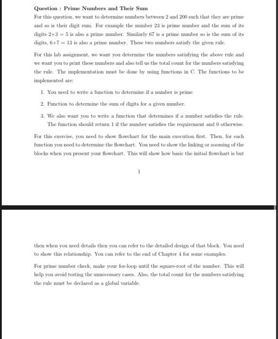 Question : Prime Numbers and Their Sum For this | Chegg.com