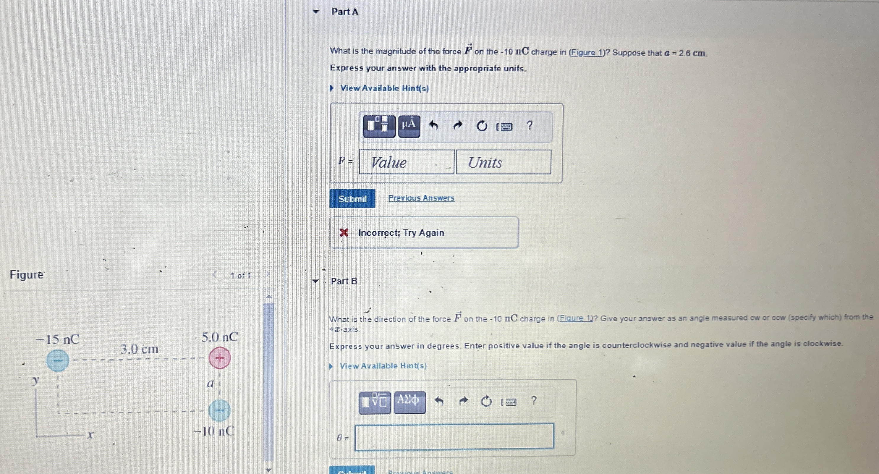 Solved PartAWhat is the magnitude of the force vec(P) ﻿on | Chegg.com
