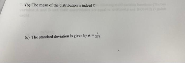Solved 5. A probability distribution function of interest in | Chegg.com