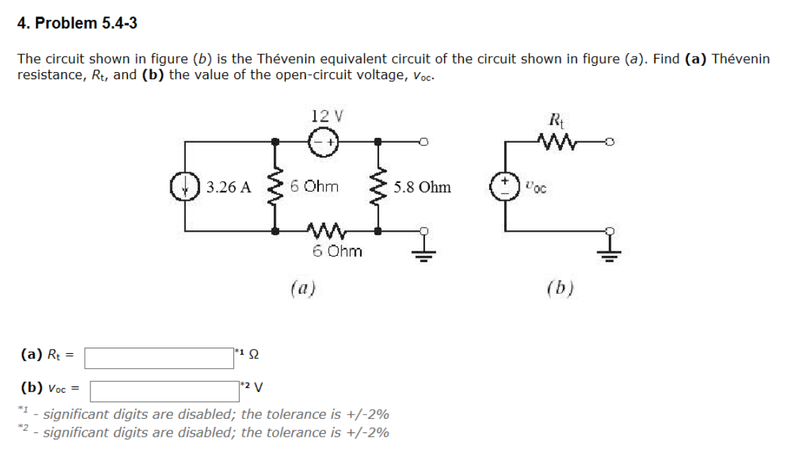 Solved Problem 5.4-3The circuit shown in figure (b) ﻿is the | Chegg.com