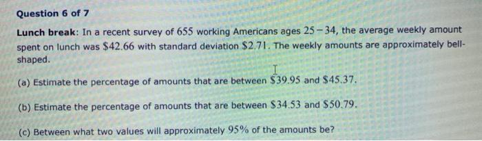 Solved Part 1 of 3 (a) Estimate the percentage of amounts | Chegg.com