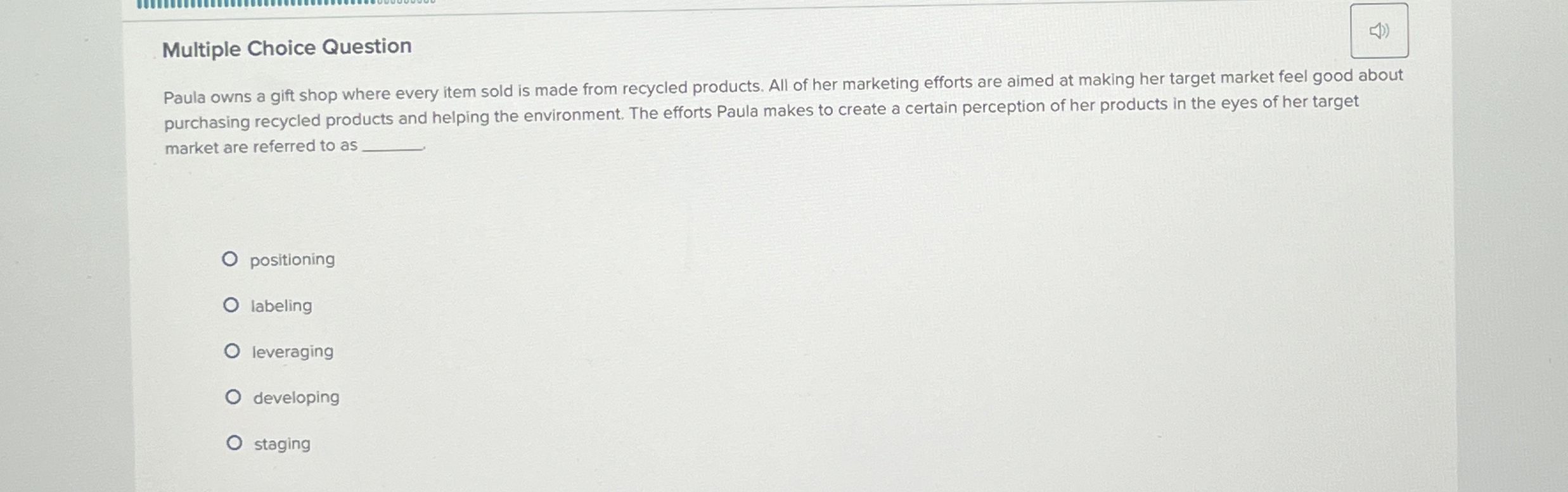 Solved Multiple Choice QuestionPaula owns a gift shop where | Chegg.com