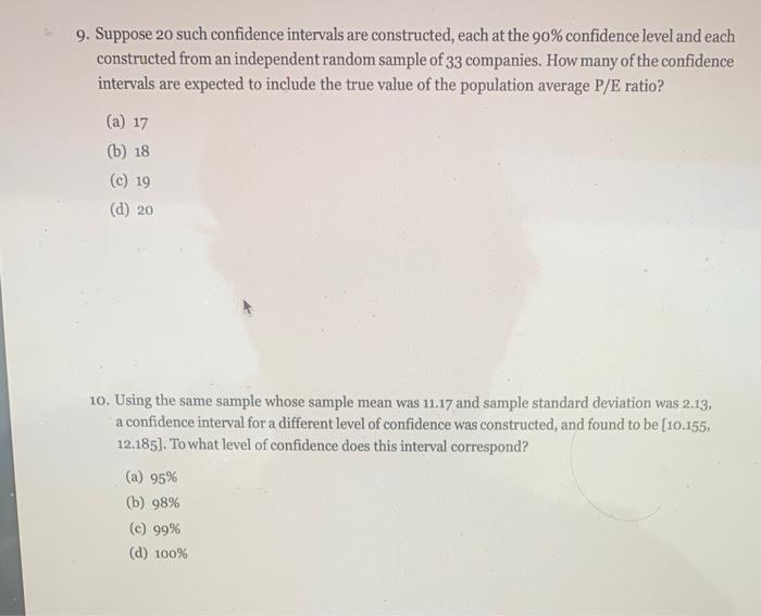 Solved will upvote once all answered. if explanation | Chegg.com