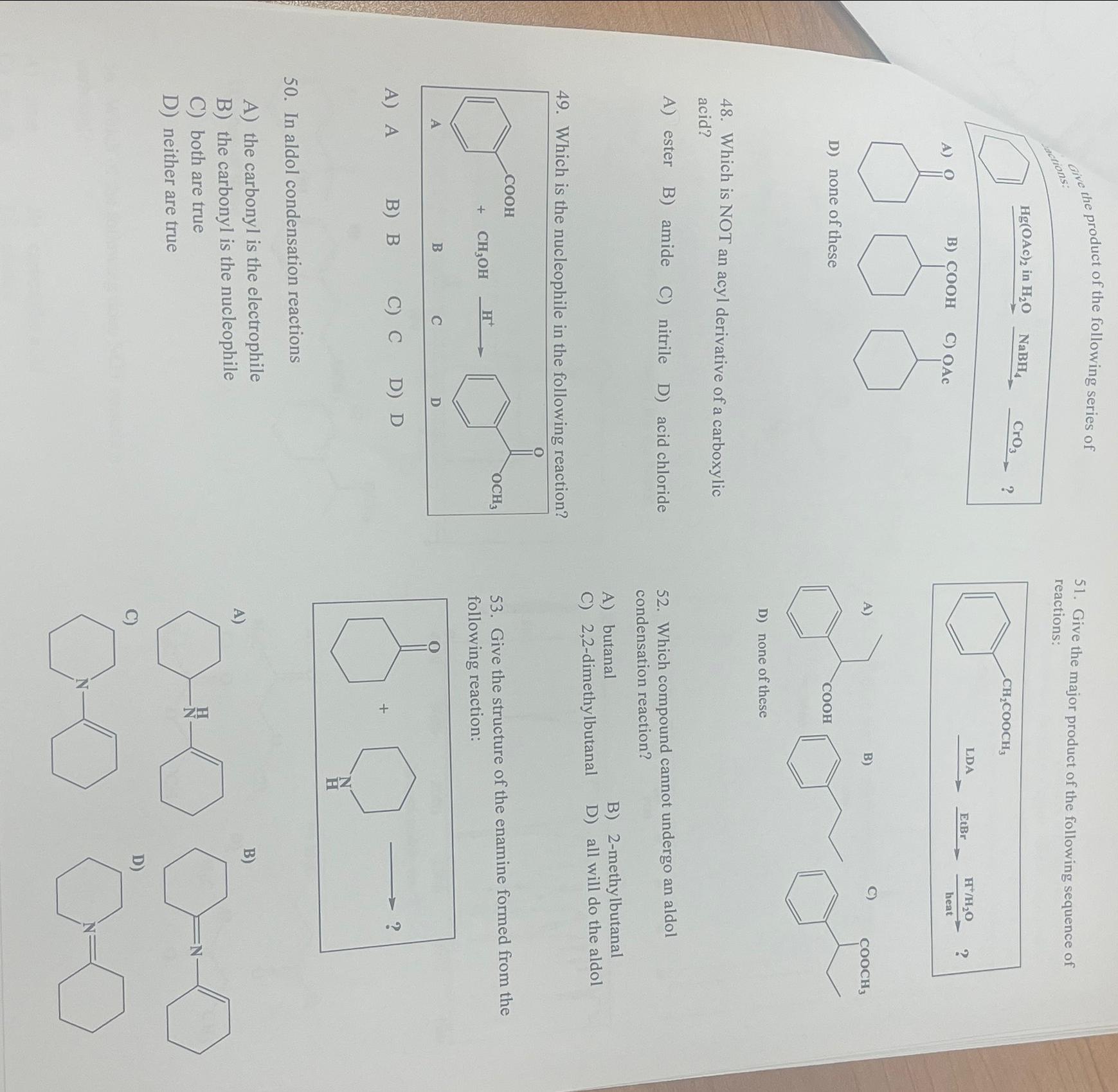 Solved ave the product of the following series of51. ﻿Give | Chegg.com