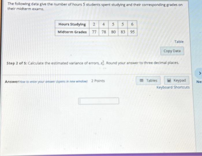 Solved The following data give the number of hours 5 | Chegg.com