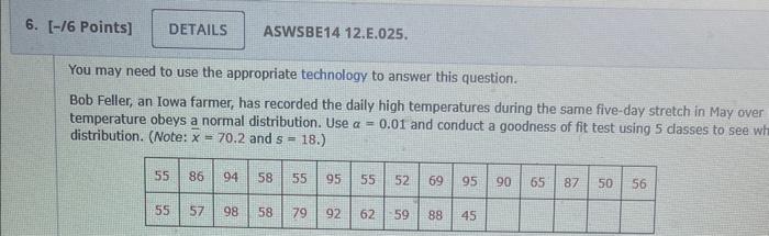 Solved You may need to use the appropriate technology to | Chegg.com