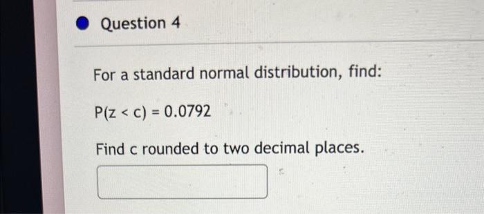 Solved For a standard normal distribution, find: P(−1.81.45) | Chegg.com