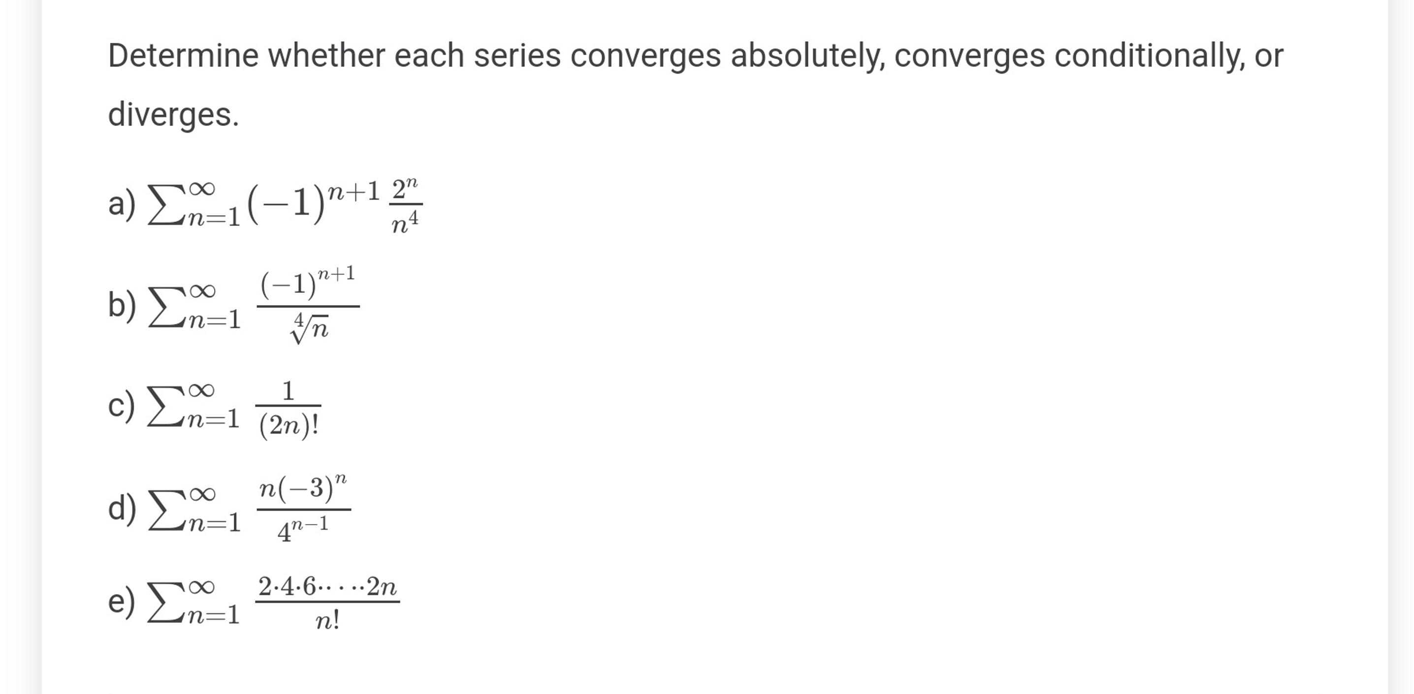 Solved plz show steps in detals Determine whether each | Chegg.com