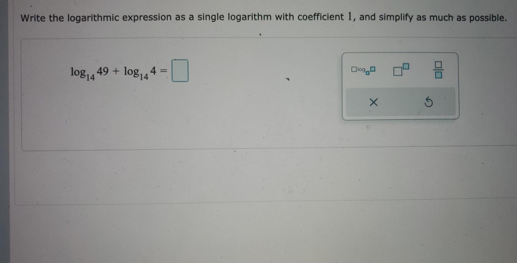 Solved Write the logarithmic expression as a single | Chegg.com