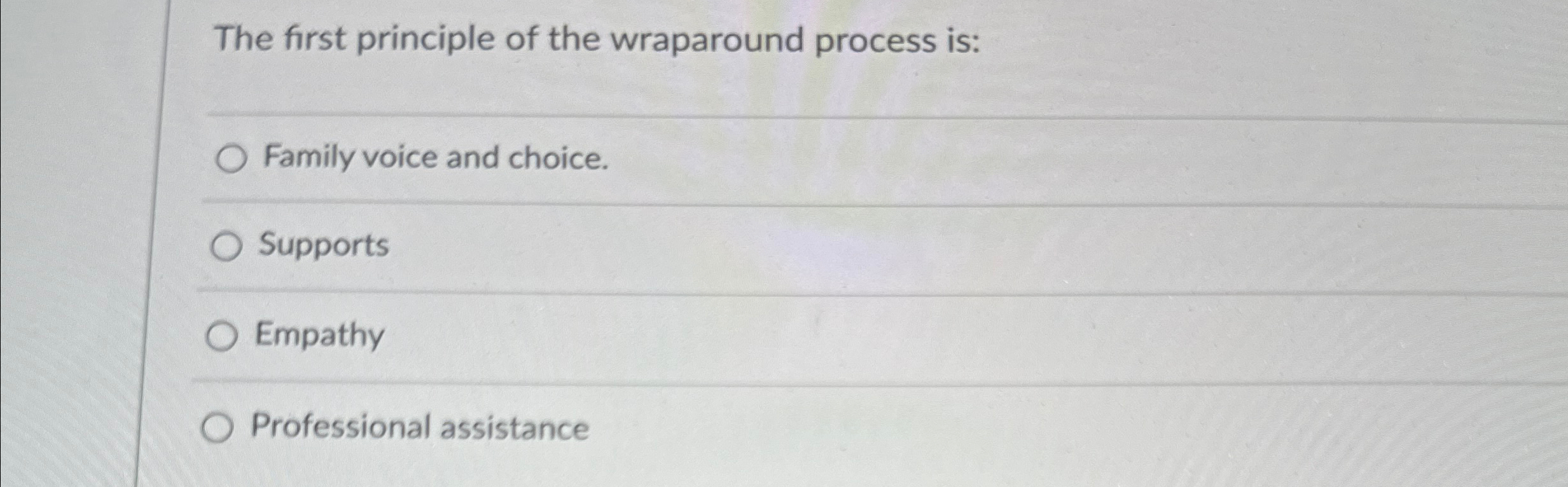 Solved The first principle of the wraparound process | Chegg.com