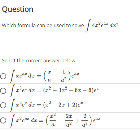 Solved Select the correct answer | Chegg.com