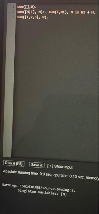 Solved PrologWhy this code is not running?!? Does different | Chegg.com