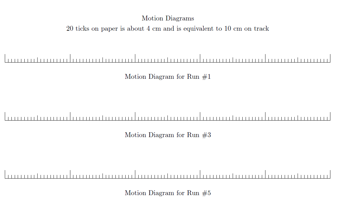Use the position-versus-time data for runs 1, 3, ﻿and | Chegg.com