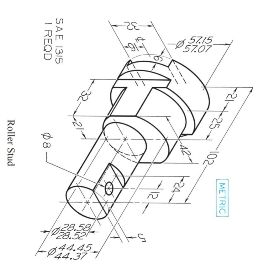 Solved draw top view, front view and right side view of this | Chegg.com