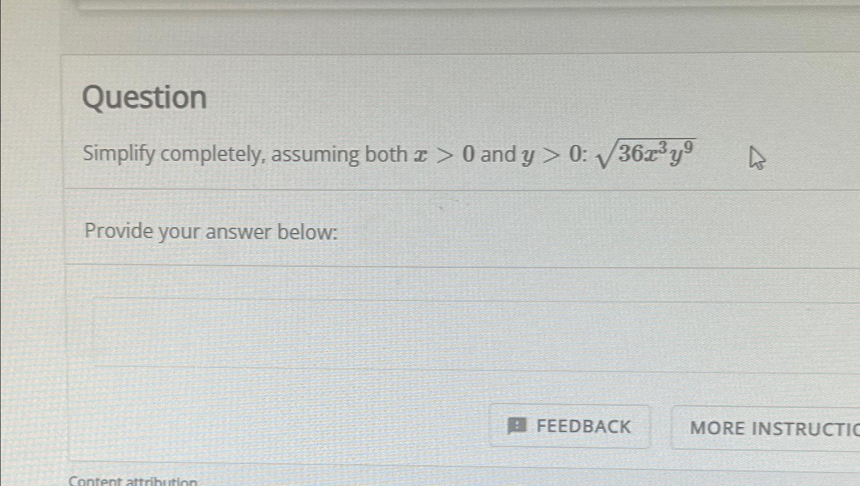 Solved QuestionSimplify completely, assuming both x>0 and | Chegg.com Solved QuestionSimplify completely, assuming both x>0 and | Chegg.com