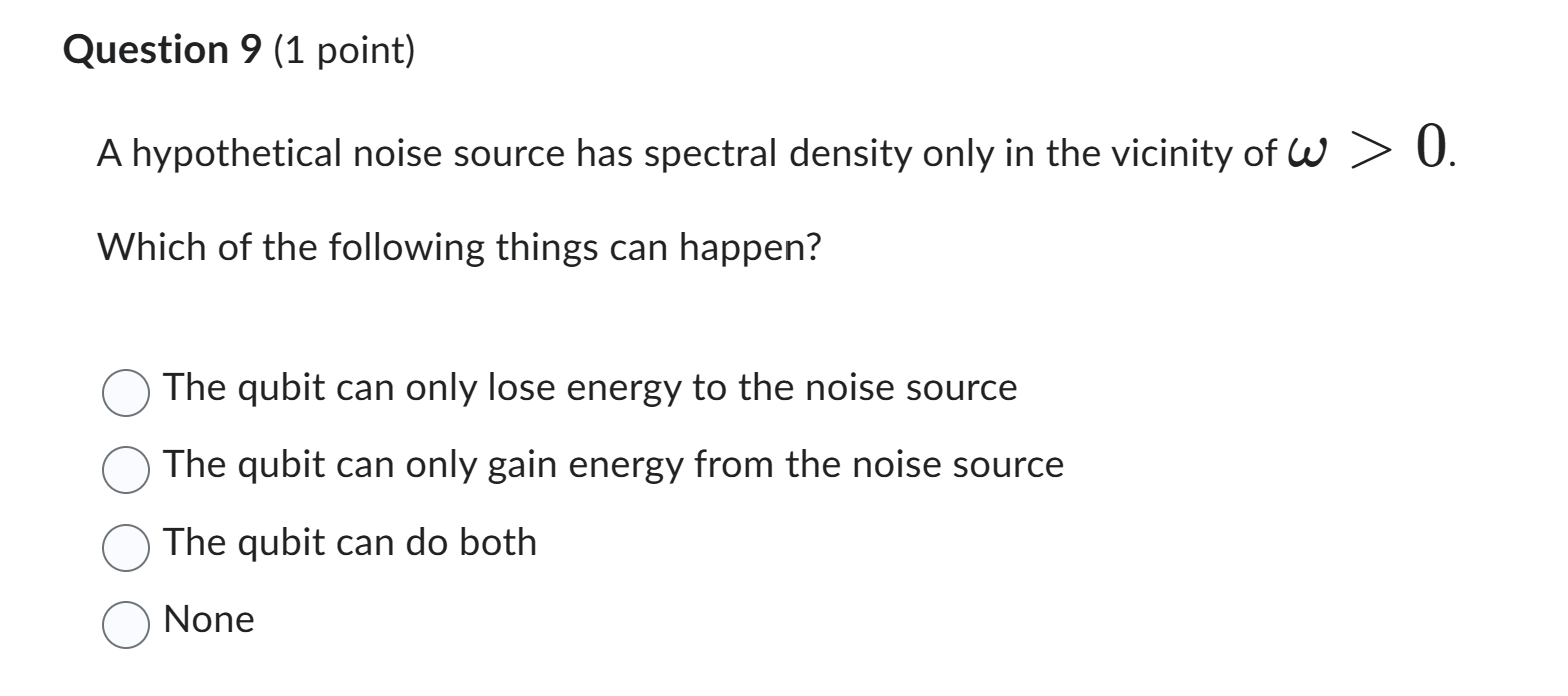 Solved Question 9 (1 ﻿point)A hypothetical noise source has | Chegg.com