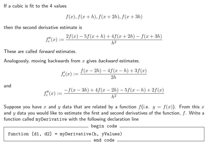 Solved Suppose we want to estimate the value of f'(x) and | Chegg.com