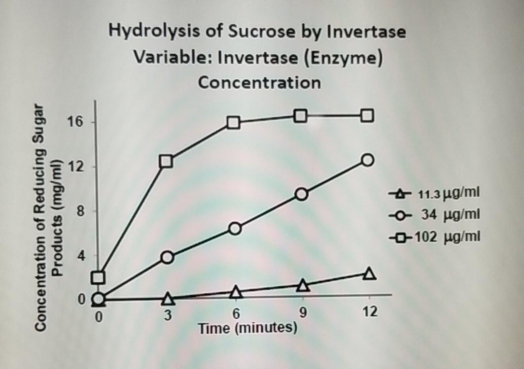 Solved Hydrolysis of Sucrose by Invertase Variable: Reaction | Chegg.com