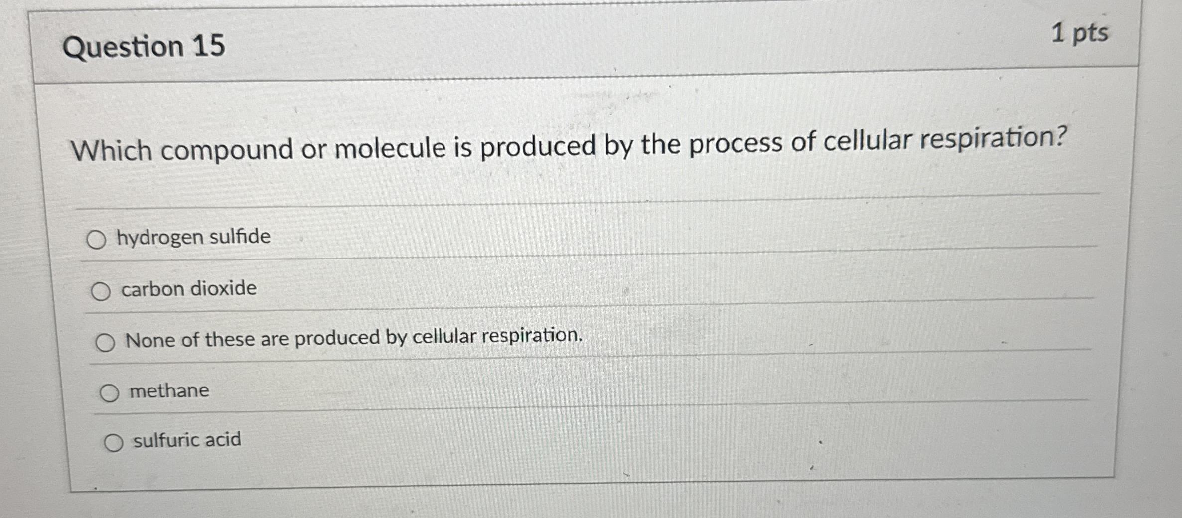 Solved Question 151 ﻿ptsWhich compound or molecule is | Chegg.com