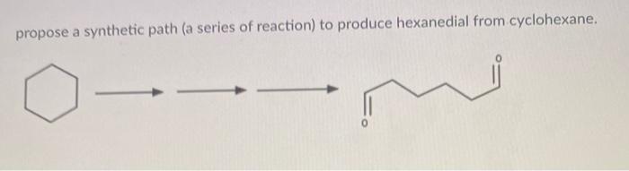 Solved propose a synthetic path (a series of reaction) to | Chegg.com