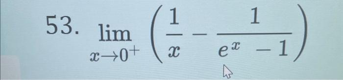 Solved 27. limx→0ex−x−1ex+e−x−251. | Chegg.com