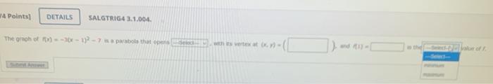 Solved 1-14 Points) DETAILS SALGTRIG4 3.1.004 The phot) --- | Chegg.com