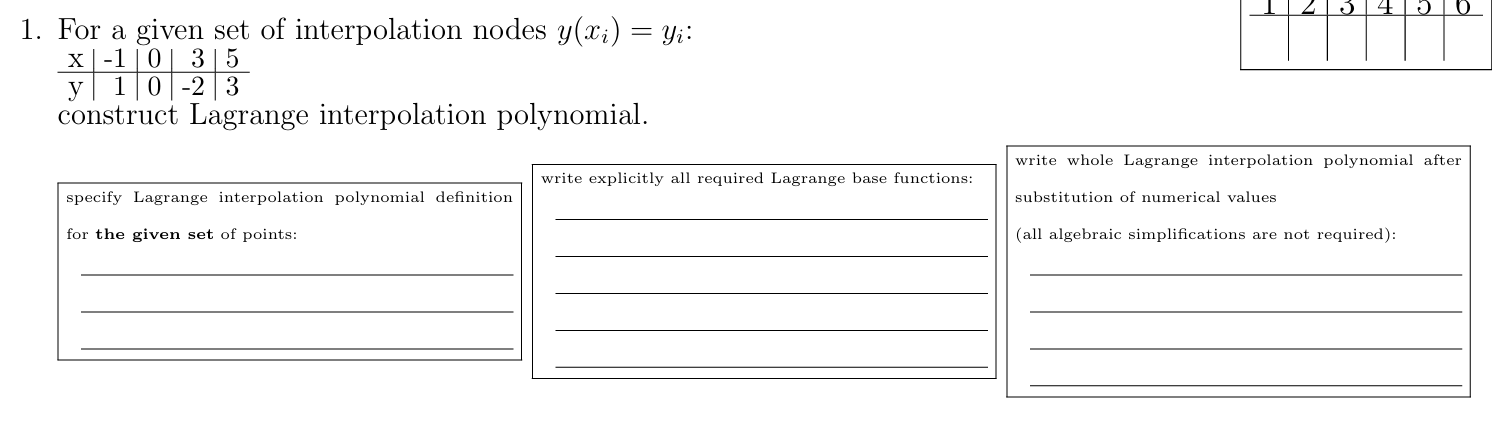 Solved For a given set of interpolation nodes y(xi)=yi | Chegg.com