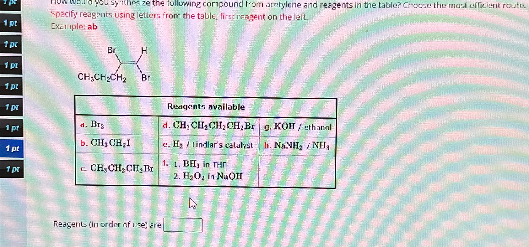 Solved How would you synthesize the following compound from | Chegg.com