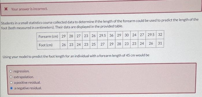 Solved Students in a small statistics course collected data | Chegg.com