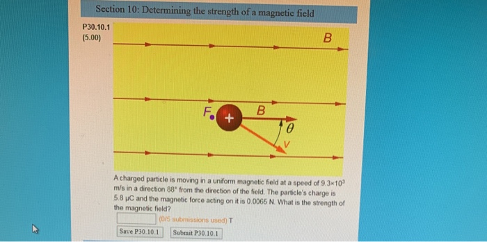 Solved Section 10: Determining the strength of a magnetic | Chegg.com