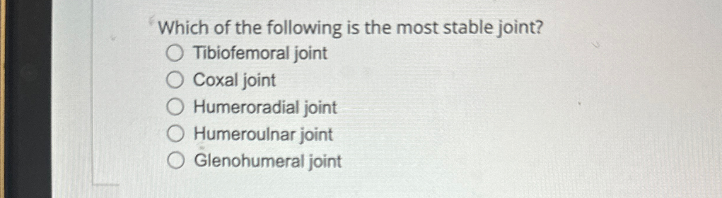Solved Which of the following is the most stable | Chegg.com