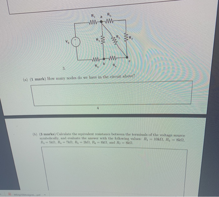 Solved Ra WA LAST MLM WW Rb (a) (1 mark) How many nodes do | Chegg.com