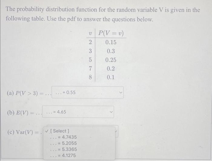 Solved The probability distribution function for the random | Chegg.com