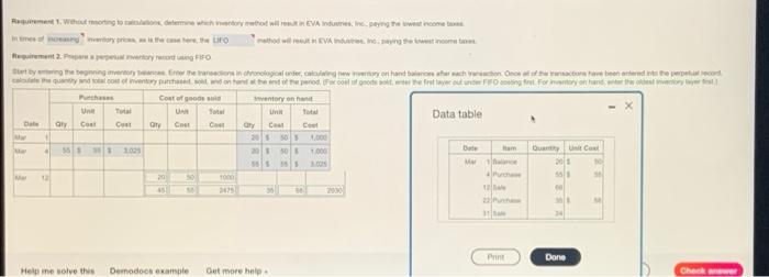 income Requirement 1. Without resorting to | Chegg.com