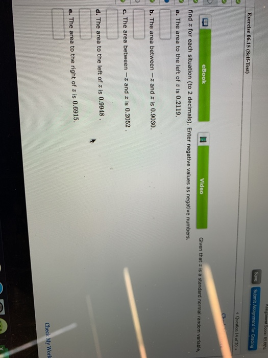 Solved Assignment Score 85 00 Save Submit Assignment For Chegg