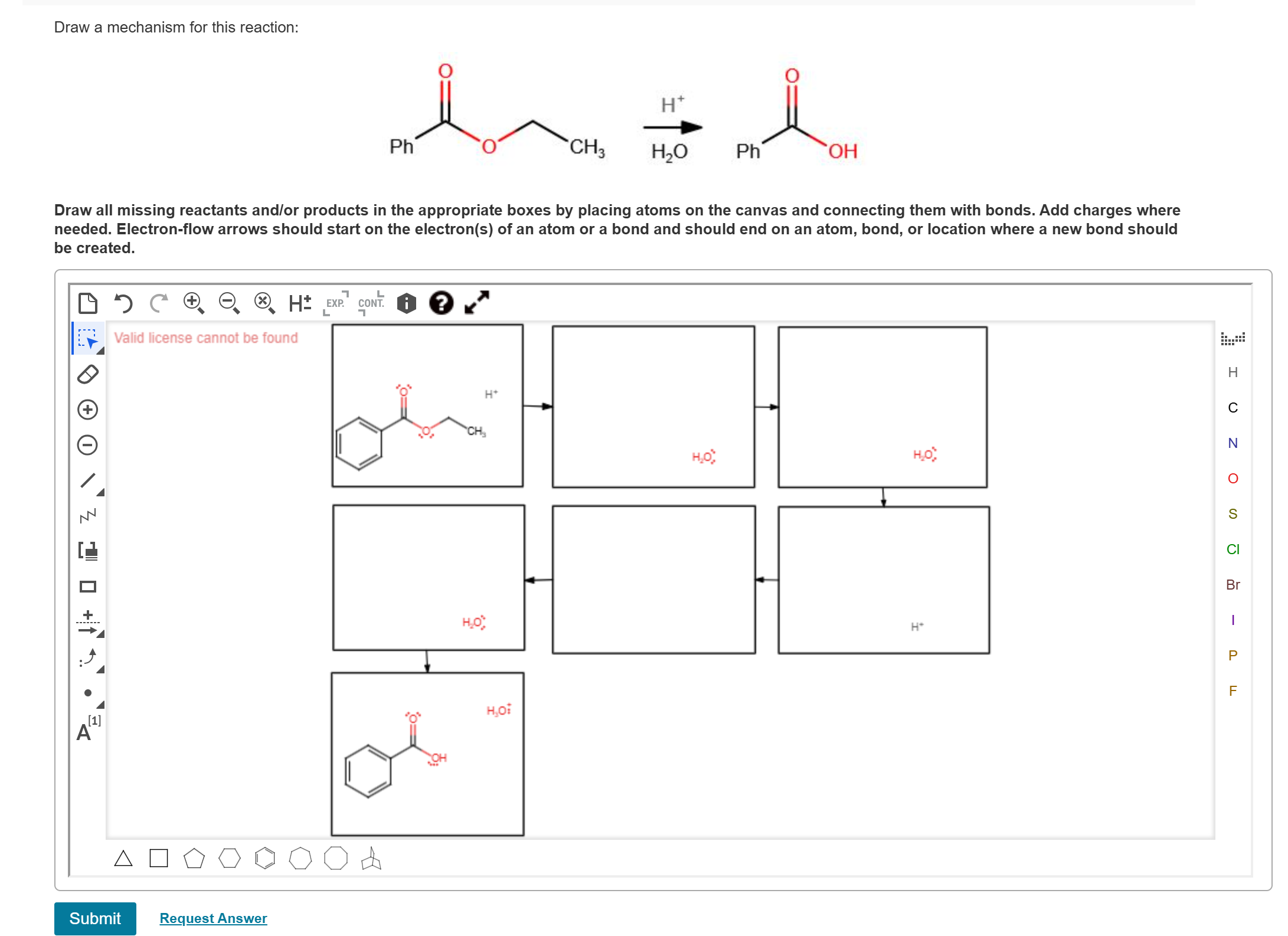 Solved Draw a mechanism for this reaction:Draw all missing | Chegg.com