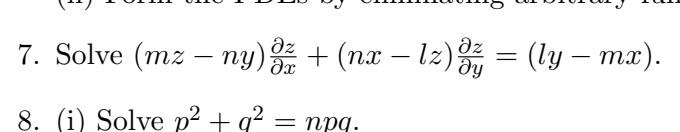 Solved az дz дх = 7. Solve (mz – ny) + (nx – Izbog = (ly – | Chegg.com