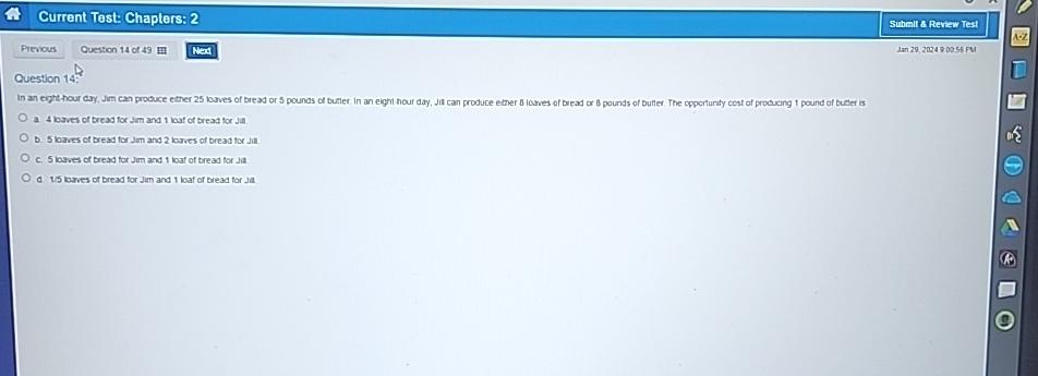 Solved Current Tast: Chaplers: 2Suberilt a Review | Chegg.com