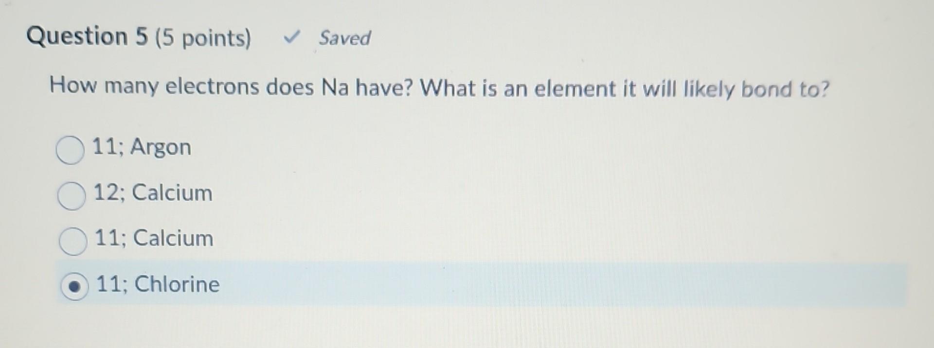 Solved How many electrons does Na have? What is an element | Chegg.com