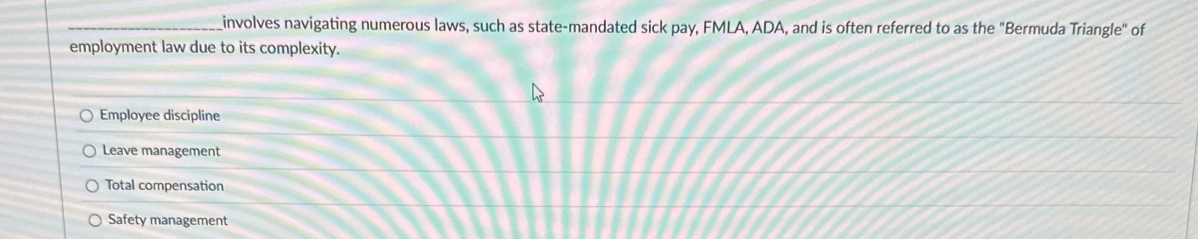 Solved q, ﻿involves navigating numerous laws, such as | Chegg.com