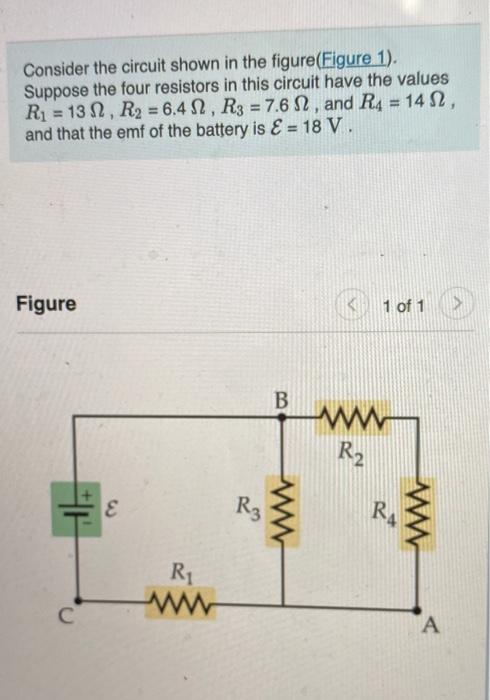 Solved Consider the circuit shown in the figure(Figure 1). | Chegg.com