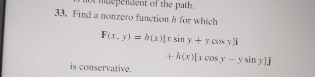 Solved Find a nonzero function h ﻿for | Chegg.com