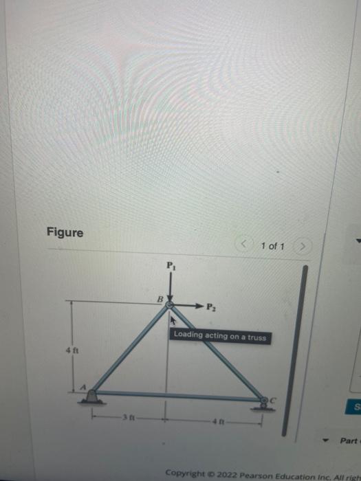 Solved Set P1=100lb,P2=250lb, (Figure 1) - Part B Determine | Chegg.com