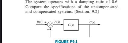 Solved 10. The unity feedback system shown in Figure P9.1 | Chegg.com