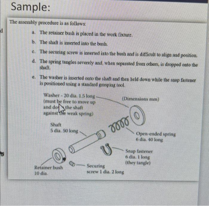 Describe the assembly procedure for the motor drive | Chegg.com