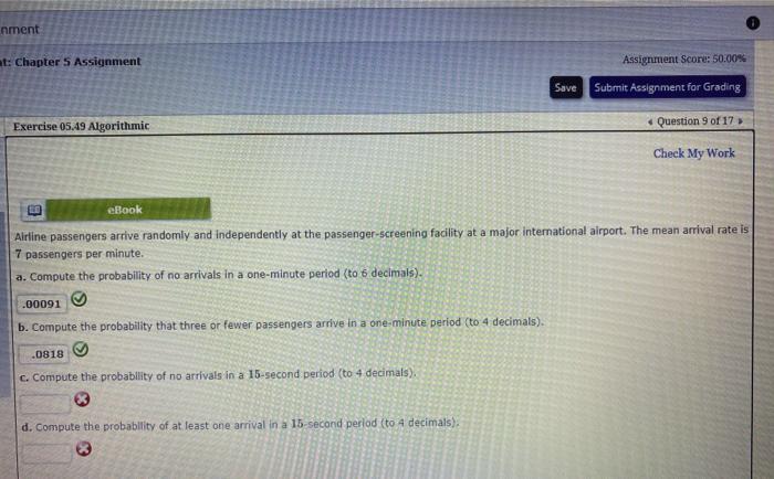 Solved nment t: Chapter 5 Assignment Assignment Score: | Chegg.com