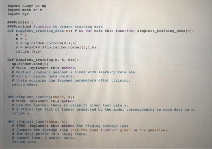 Solved - Problem 1 (25 Points) We'll begin with the simplest | Chegg.com